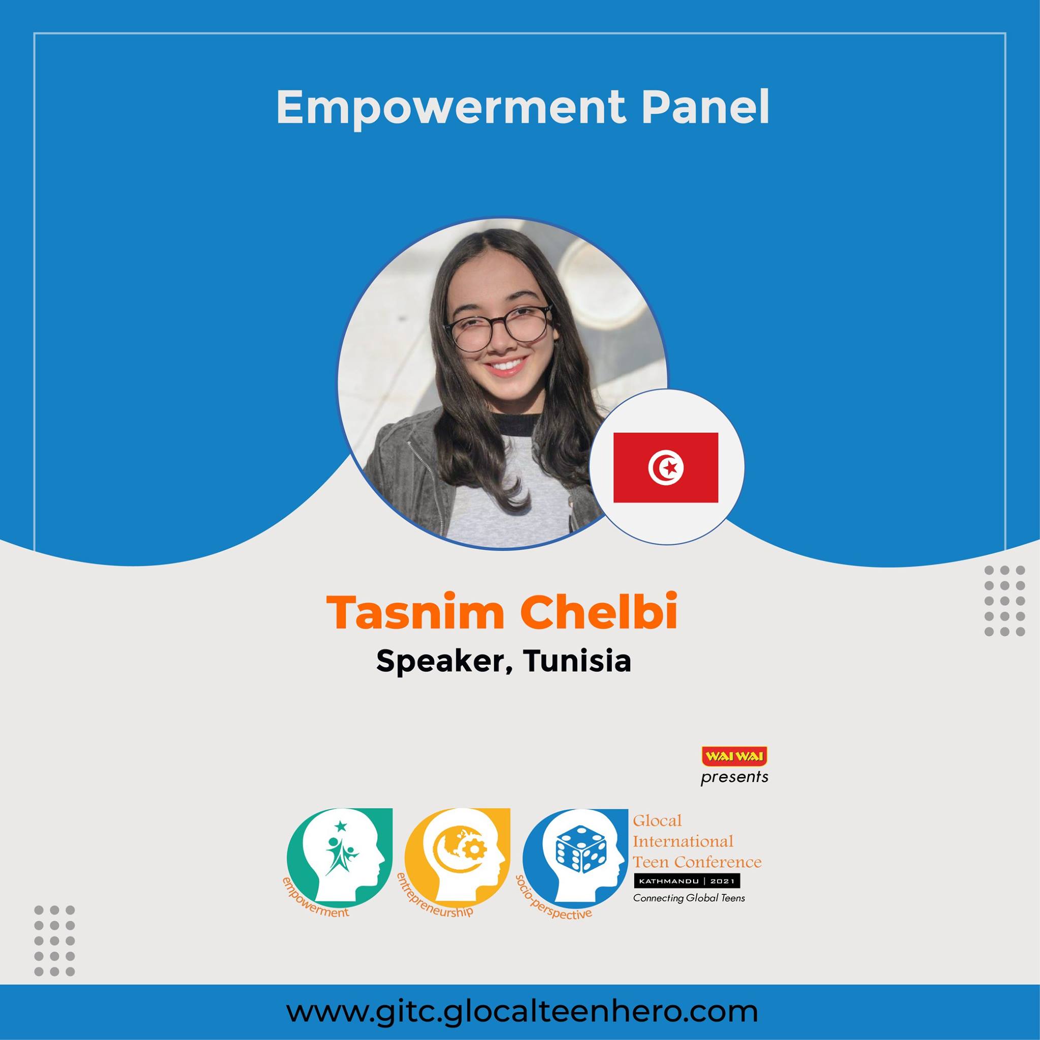 Tasnim Chelbi: An Aspiring Young Activist - Glocal Teen Hero