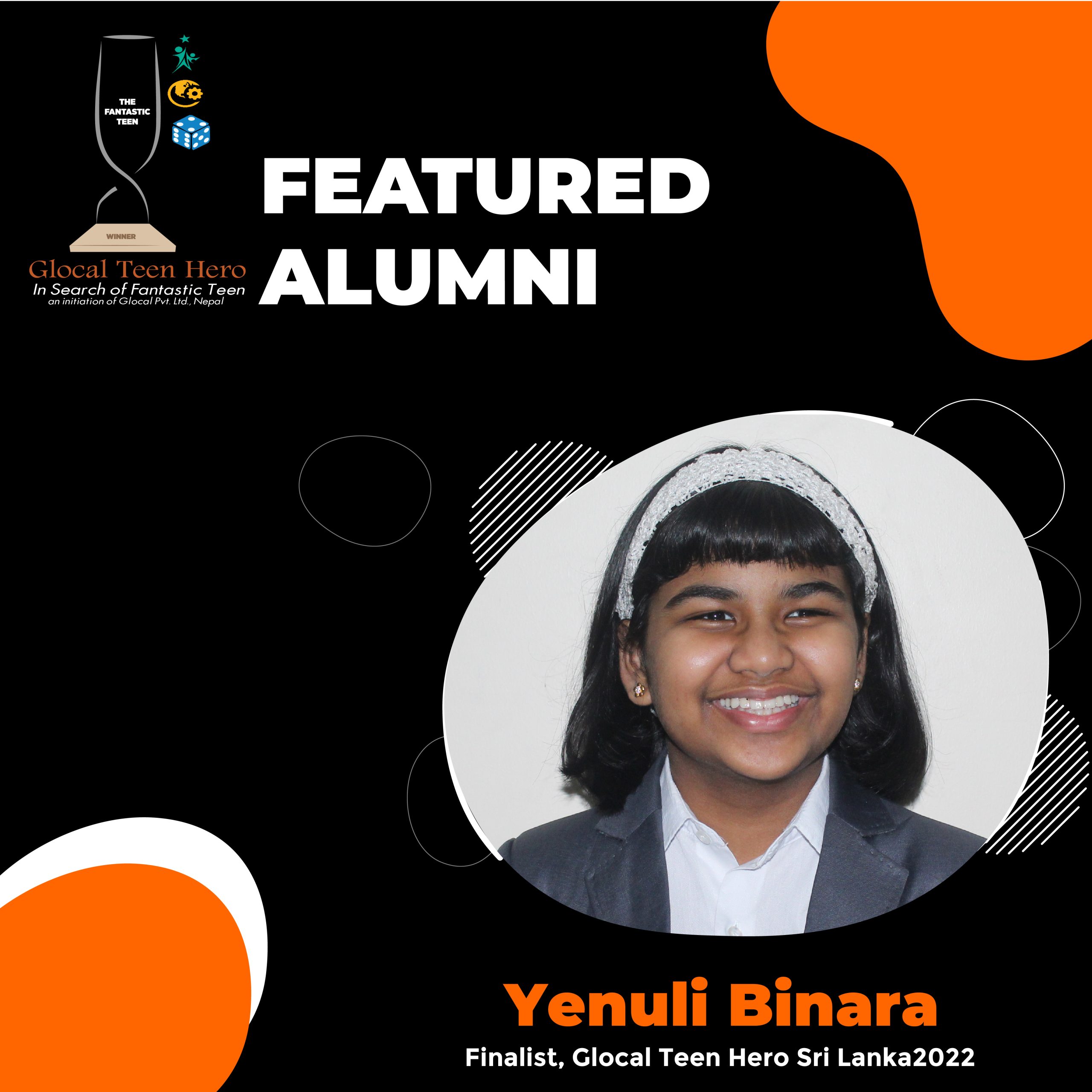 Ms. Yenuli Binara: The youngest Social Activist. - Glocal Teen Hero