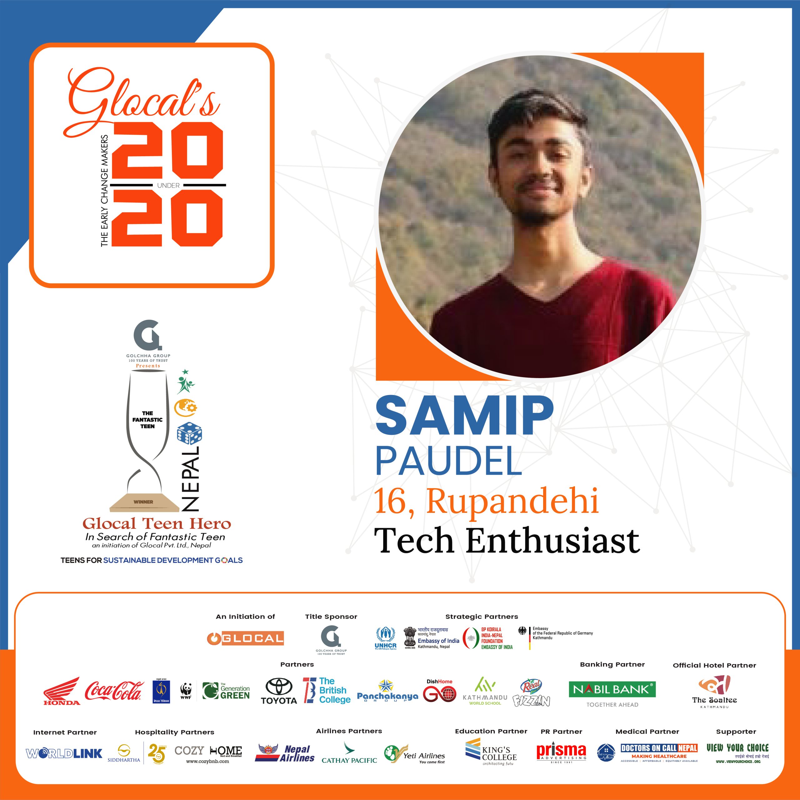 Ms. Samip Paudel: A Tech Enthusiast. - Glocal Teen Hero